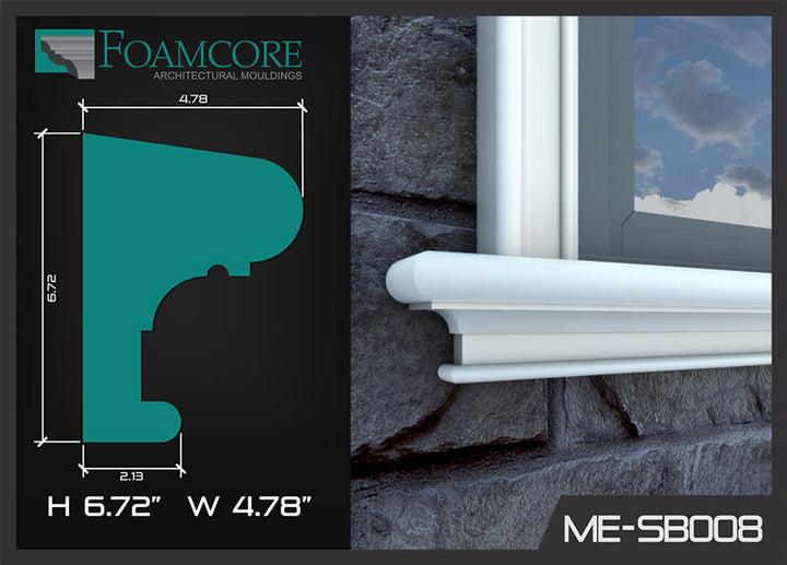 Window Sills – FOAMCORE ARCHITECTURAL ELEMENTS