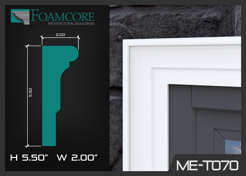Window Trim | ME-T070 – FOAMCORE ARCHITECTURAL ELEMENTS