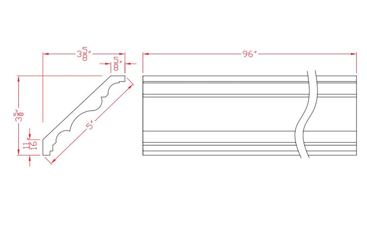 Foamcore Crown Moulding | Lightweight & Easy Installation – FOAMCORE ...