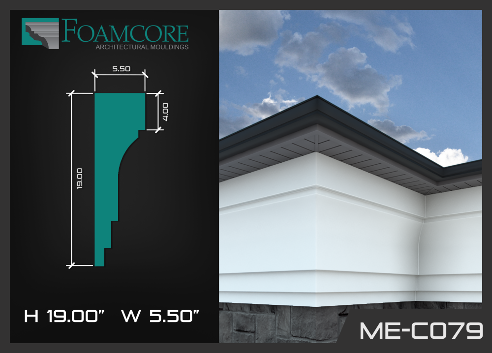Cornice | ME-C079 – FOAMCORE ARCHITECTURAL ELEMENTS