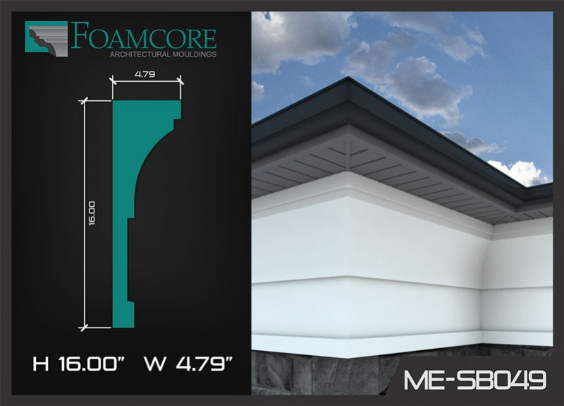 Cornice Band | ME-SB049 – FOAMCORE ARCHITECTURAL ELEMENTS