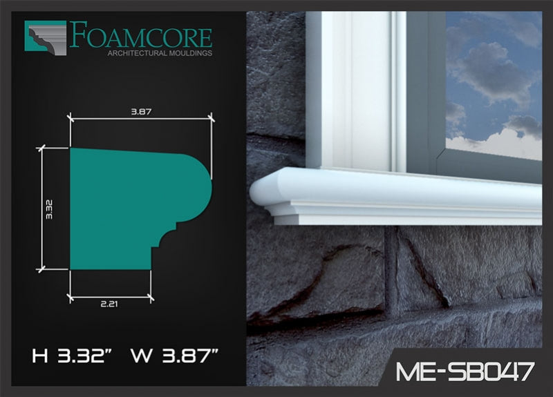 Window Sill | ME-SB047 – FOAMCORE ARCHITECTURAL ELEMENTS