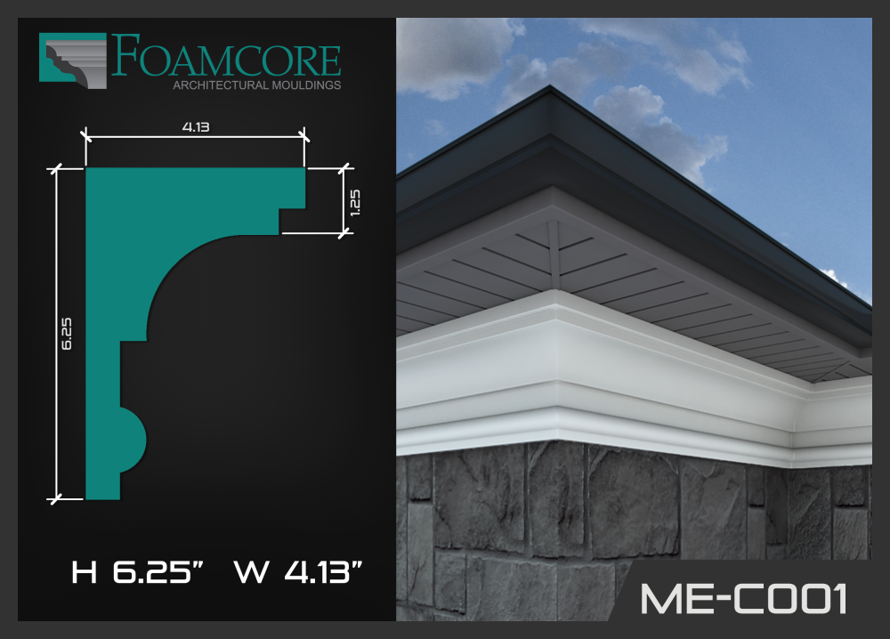 Cornice | ME-C001 – FOAMCORE ARCHITECTURAL ELEMENTS